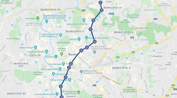 Metro line B1 Rome | ArcheoRoma