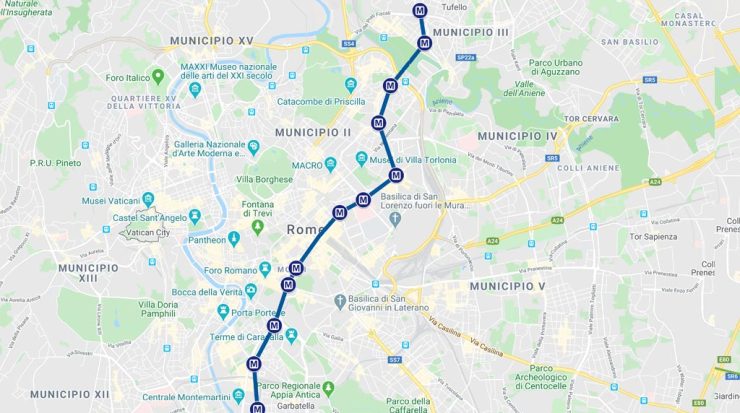 Metro line B1 Rome | ArcheoRoma