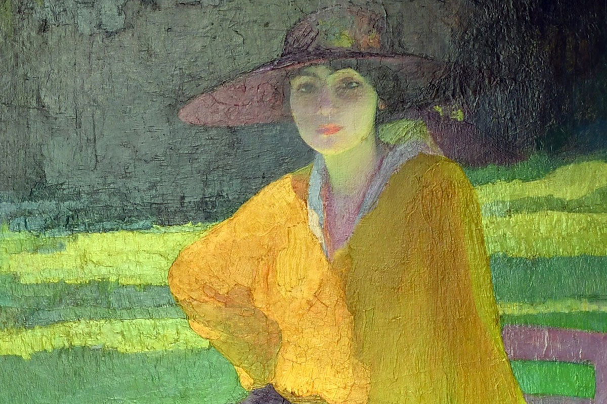 Amedeo Bocchi. In the Park, 1919 (detail). Gallery of Modern Art, Rome ...